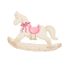 Rocking Horse Pink Clipart Free Stock Photo - Public Domain Pictures