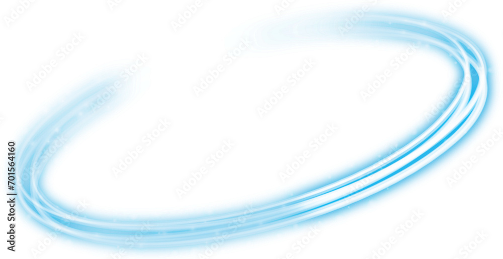 Ilustração isolated circular blue light effect do Stock | Adobe Stock