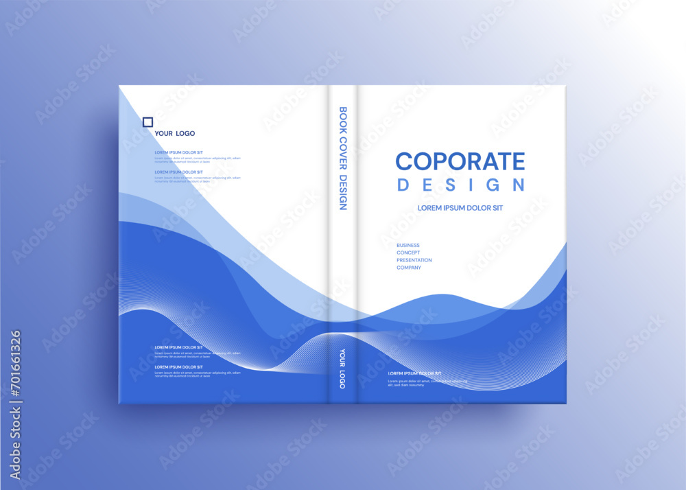 Brochure template layout, cover design annual report, magazine, flyer ...