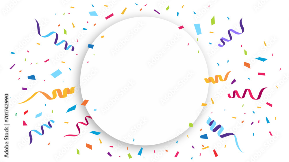 Confetti background, vector colorful confetti, congratulations confetti ...