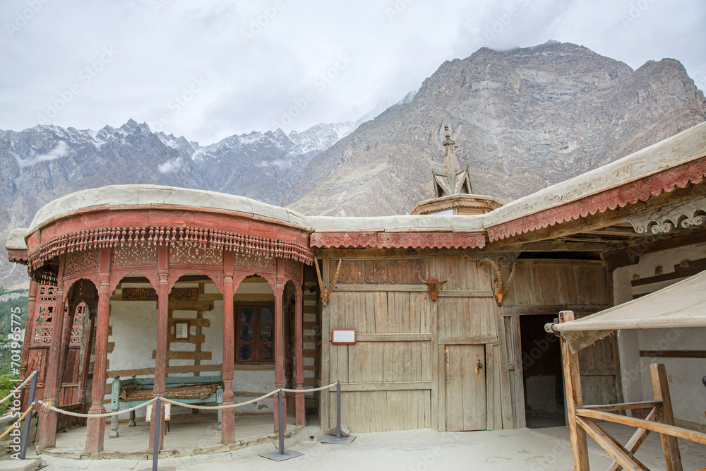 23 September 2023, Karimabad, Pakistan. Fort Baltit facade in Hunza ...
