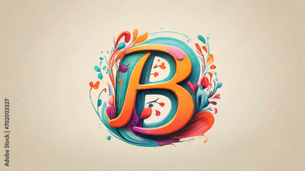 A playful and whimsical "A" letter logo with a hand-drawn feel ...