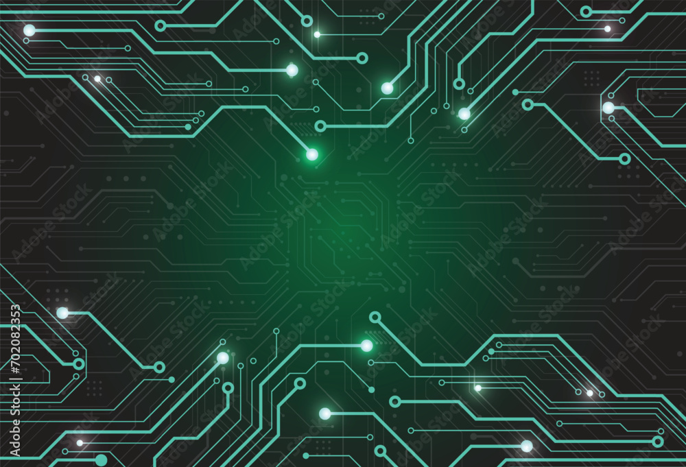 Abstract digital background with technology circuit board texture ...