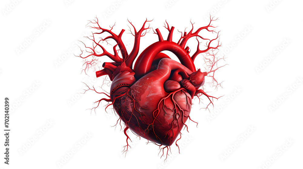 Stock-Foto „Heart organ PNG, Transparent background heart, Human ...