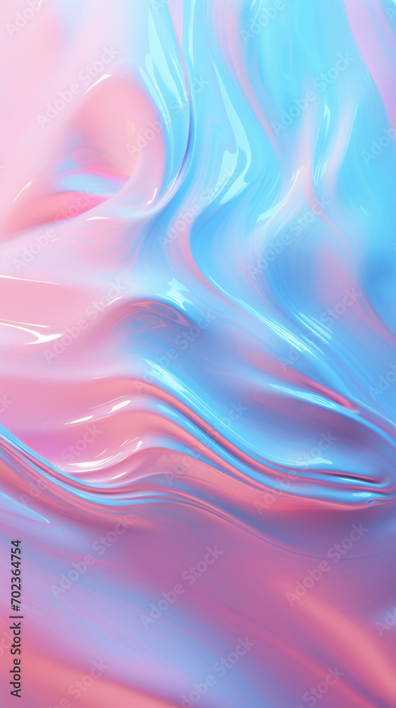 pink and purple chrome liquid texture smooth flowing waves with ...