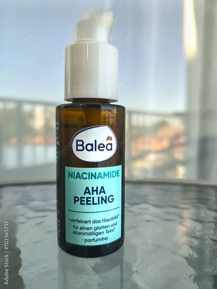 Dm Markt Balea Niacinamide AHA Peeling face serum fragrance free with ...
