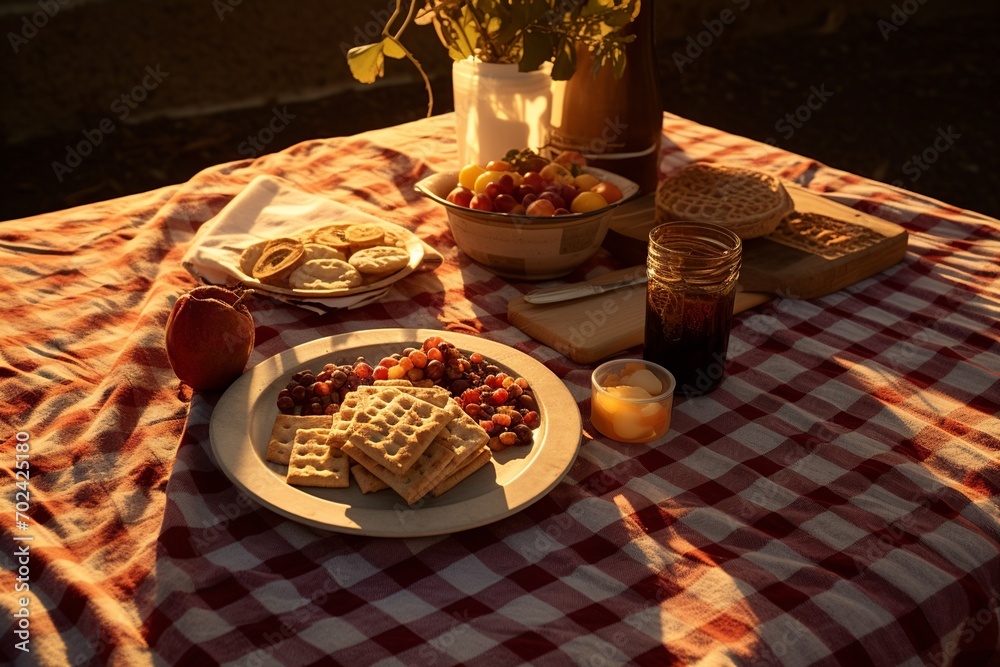 Evoking solemnity and tradition, a traditional Communion setup features ...