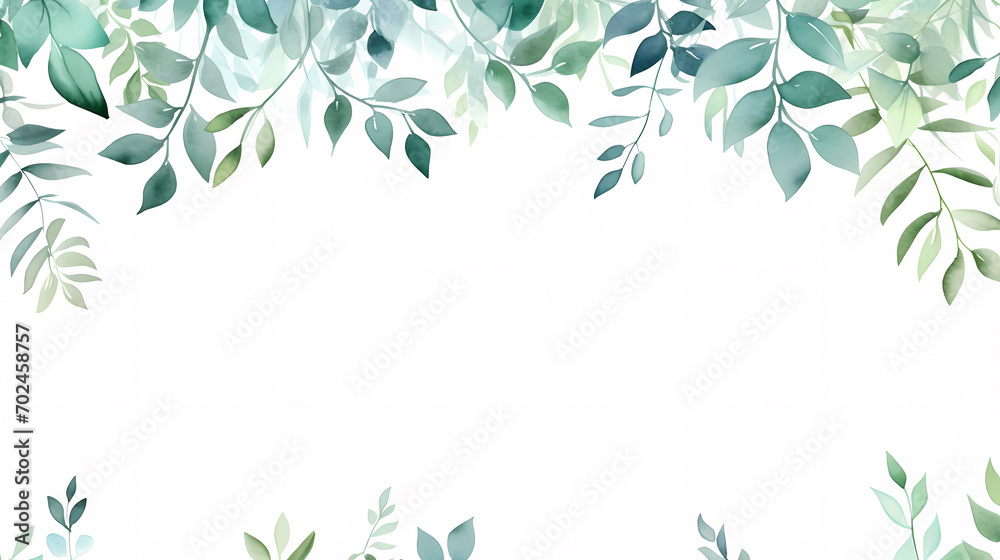 Floral frame with watercolor flowers, decorative flower background ...