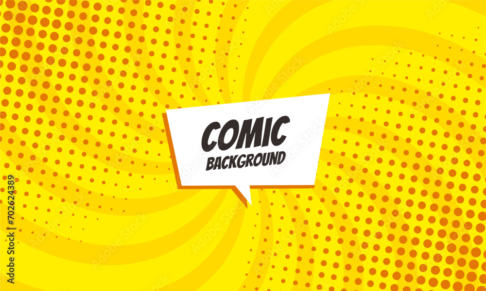 abstract yellow comic zoom background Stock Vector | Adobe Stock