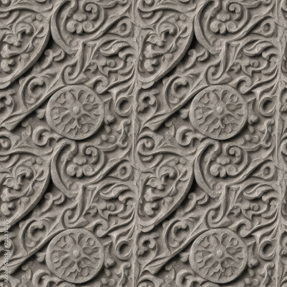 Seamless Gothic Wall Texture - Generative ai, üretken yapay zeka Stock ...