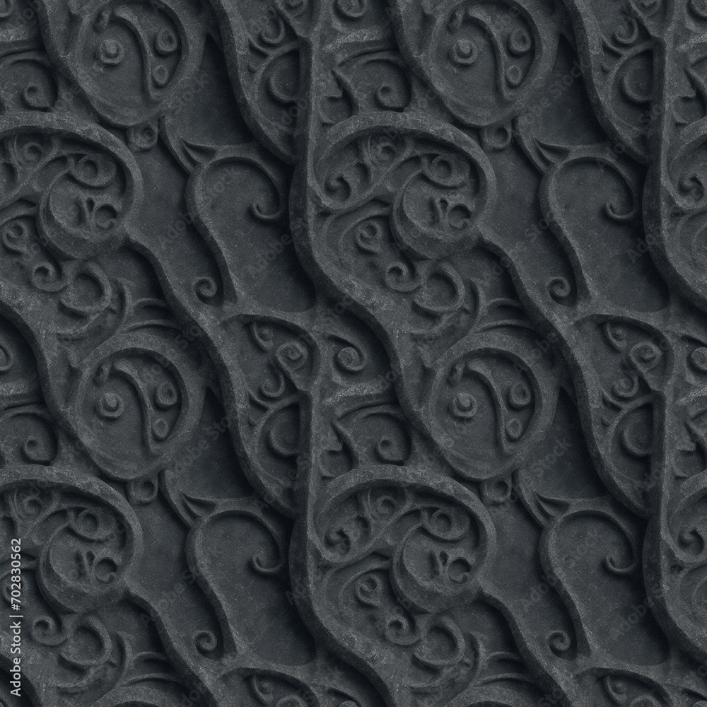 Seamless Gothic Wall Texture - Generative ai, üretken yapay zeka Stock ...