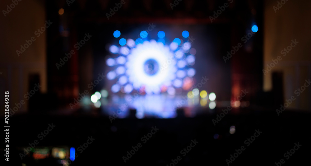 Texture blur and defocus, background for design. Stage light at a ...