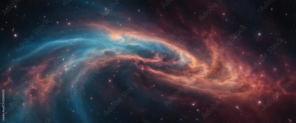 Celestial Nebula Vortex Illustrate the awe-inspiring beauty of a ...