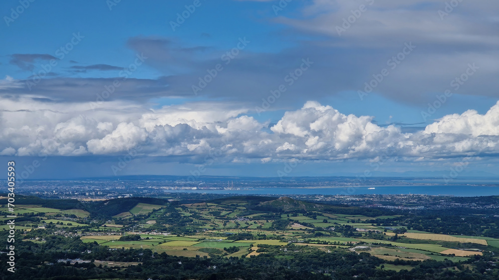 From the heights of the Great Sugar Loaf Mountain, a sweeping aerial ...