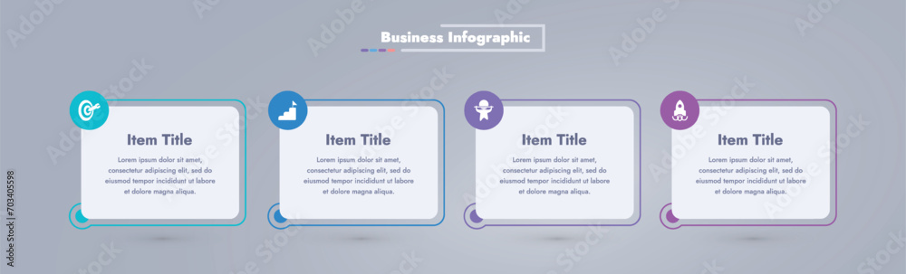 This infographic image features a modern and minimalistic design that ...