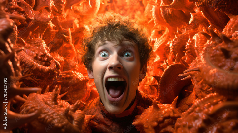 Ilustración de Stock ostraconophobia: an in-depth, ultra-realistic ...