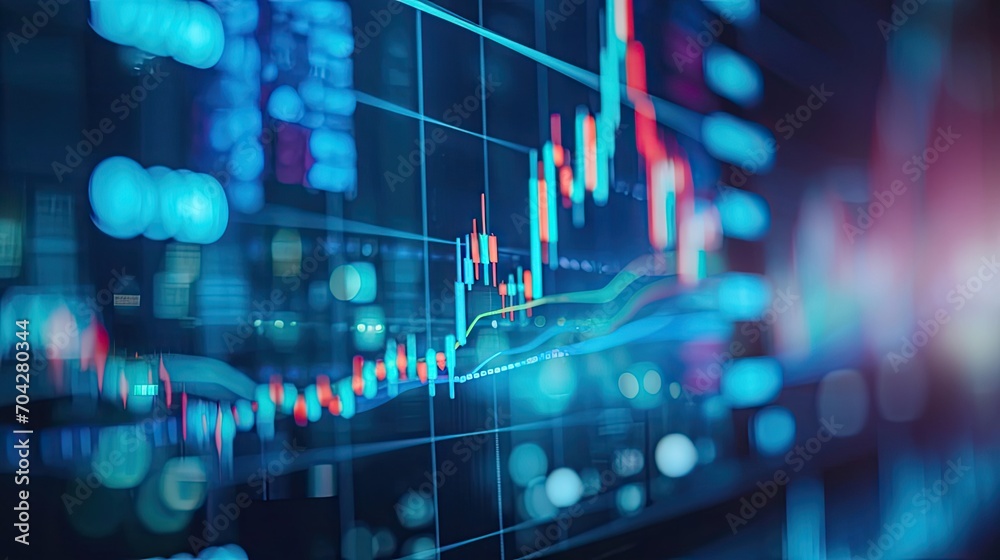 financial, finance, investment, chart, graph, invest, interface ...