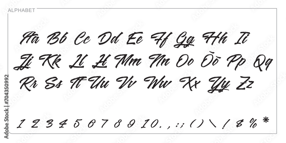 Alphabet Split Monogram, Split Letter Monogram, Alphabet Frame Font ...