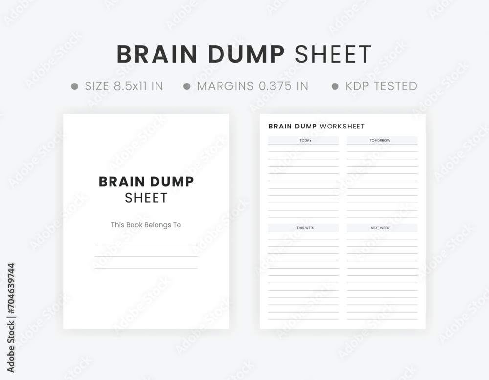 Best Brain Dump Worksheet Printable Template That You Can Editable ...