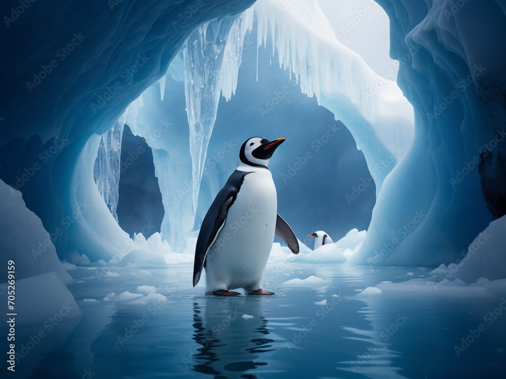 the ethereal aura surrounding the undying penguin during its ...