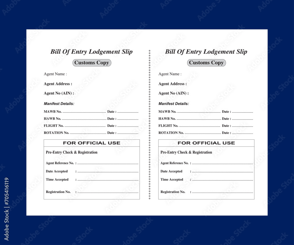 bill challan template design, Challan, Delivery Challan, Challan Form ...