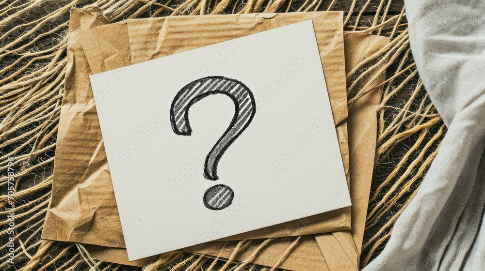 Hand sketch drawing of question mark Stock Illustration | Adobe Stock