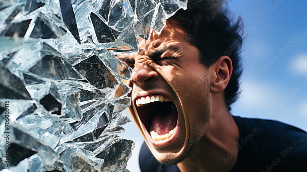 Stock-Illustration „nelophobia: an in-depth, ultra-realistic portrayal ...