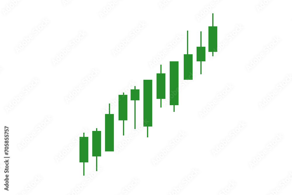Green Candlestick chart pattern graph transparent png file type Stock ...