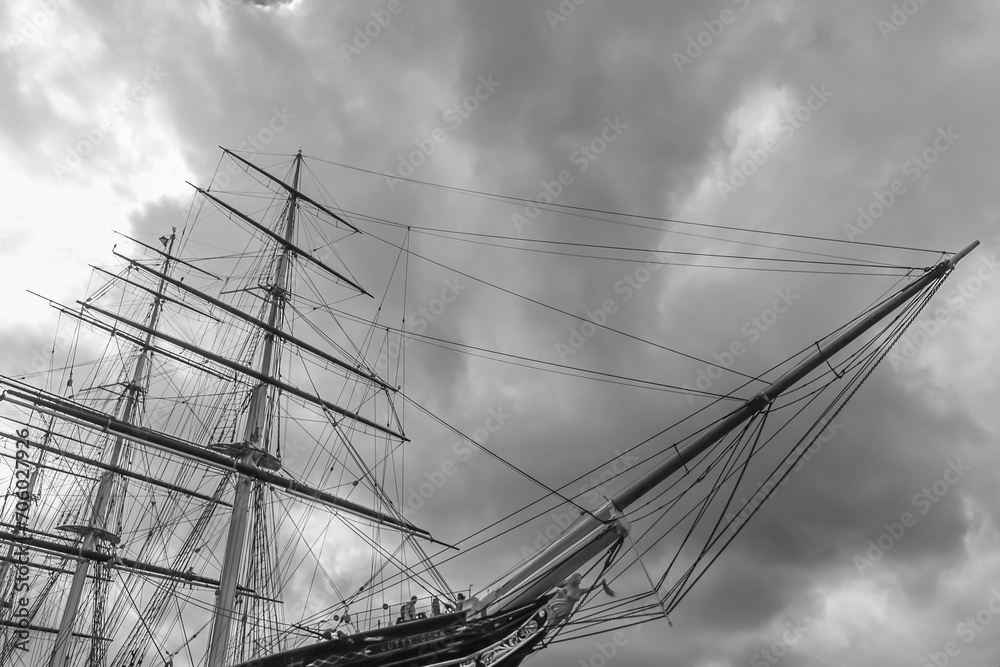 Foto London, UK, 24 September 2023: Greenwich, London, Cutty Sark is a ...