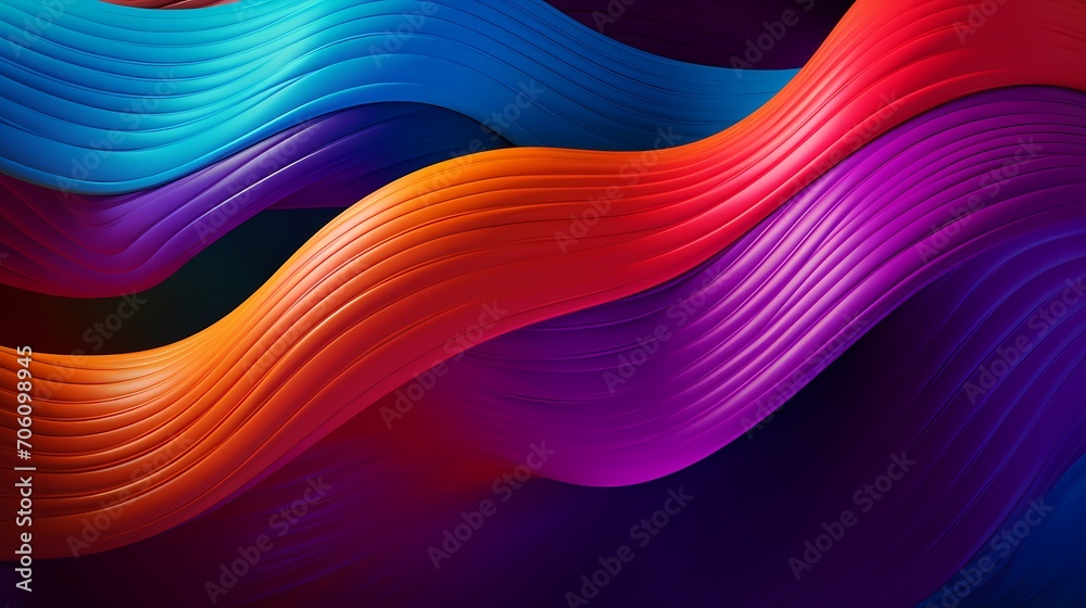 Mesmerizing abstract gradients interlace with halftone patterns ...