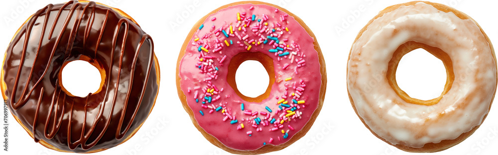 Donut transparent background PNG clipart Stock Photo | Adobe Stock