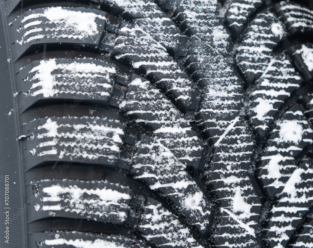 Winter studded tire background. Winter car tires texture background ...