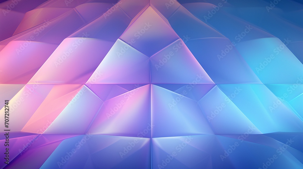 In the intimate details of a 3D pyramid, a calming color palette ...