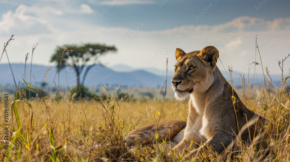 Embark on a thrilling safari adventure, capturing the essence of Africa ...