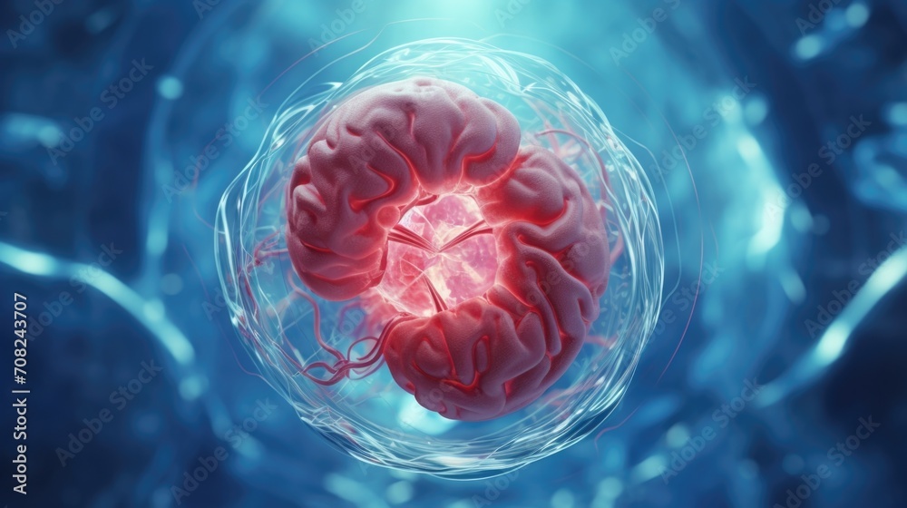 Intimate viewpoint of a human embryo at the critical stage of organ ...