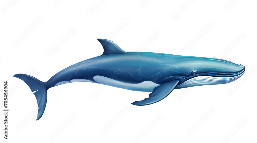 clipart of a whale, ocean creature, isolated on transparent background ...