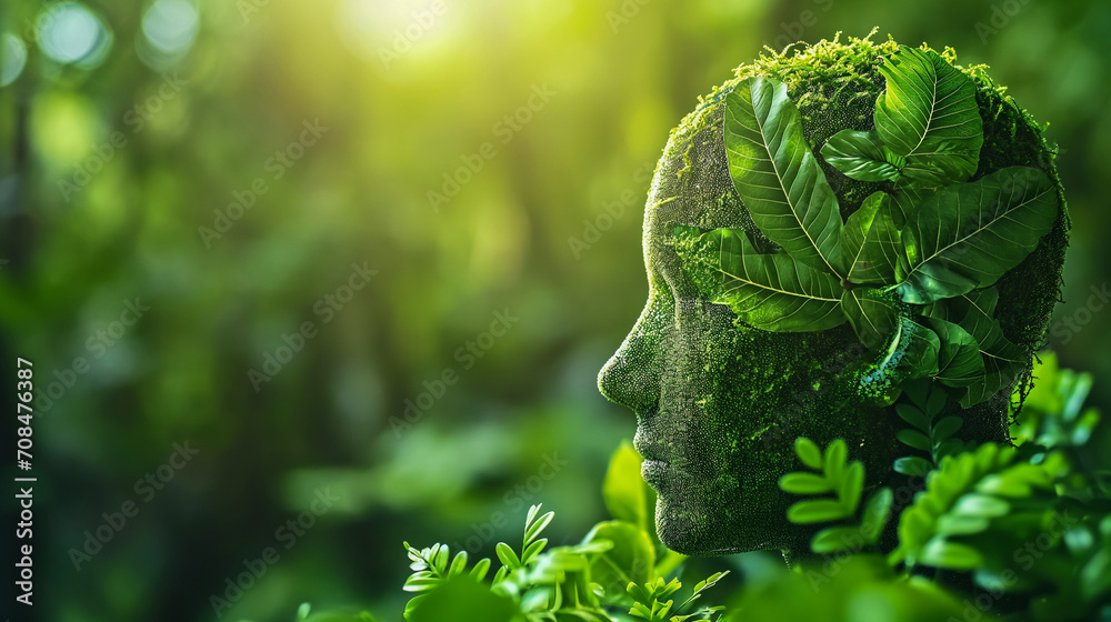 Woman Celebrating Connection to Nature. Rejuvenating Energy ...