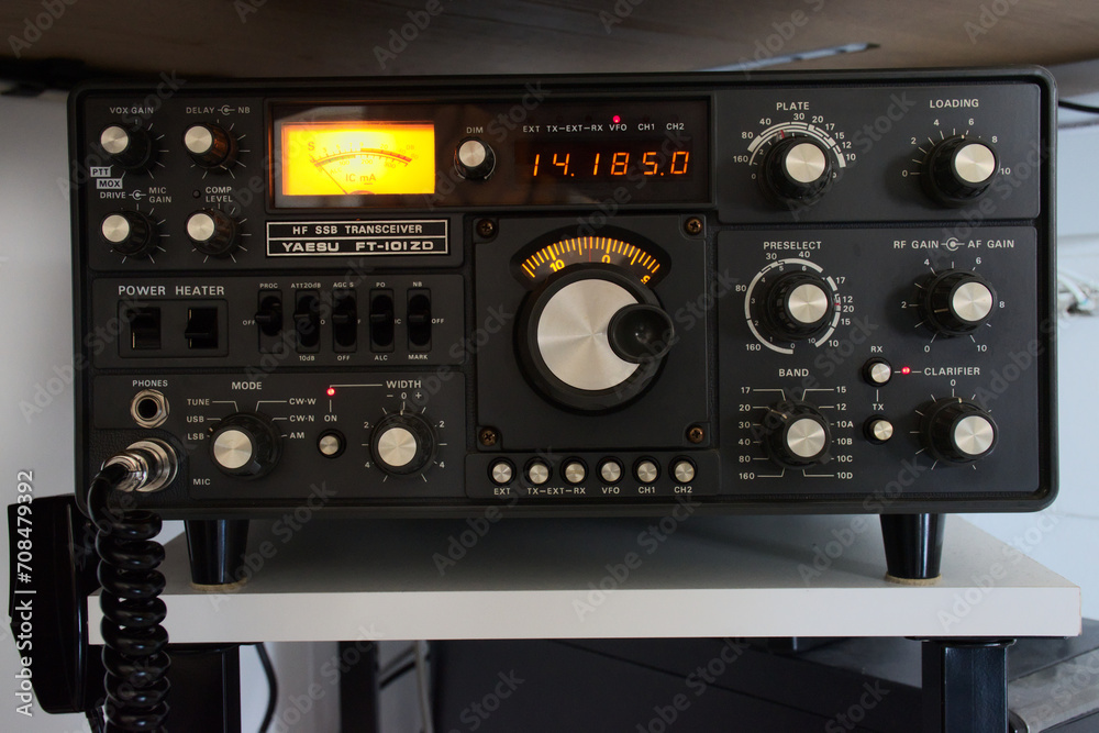 FT-101ZD is a vintage precision engineered, high- performance HAM-RADIO ...