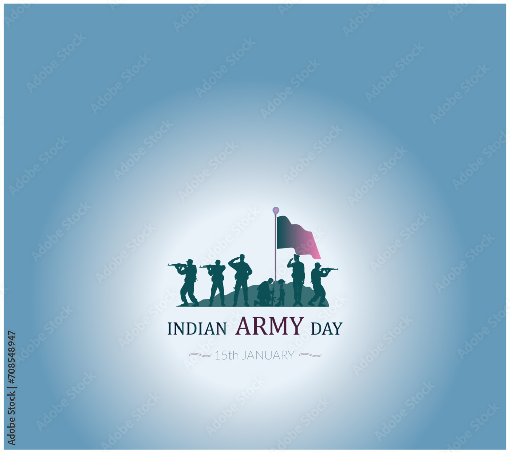Стоковое векторное изображение «Indian Army Day. Indian Army Day ...