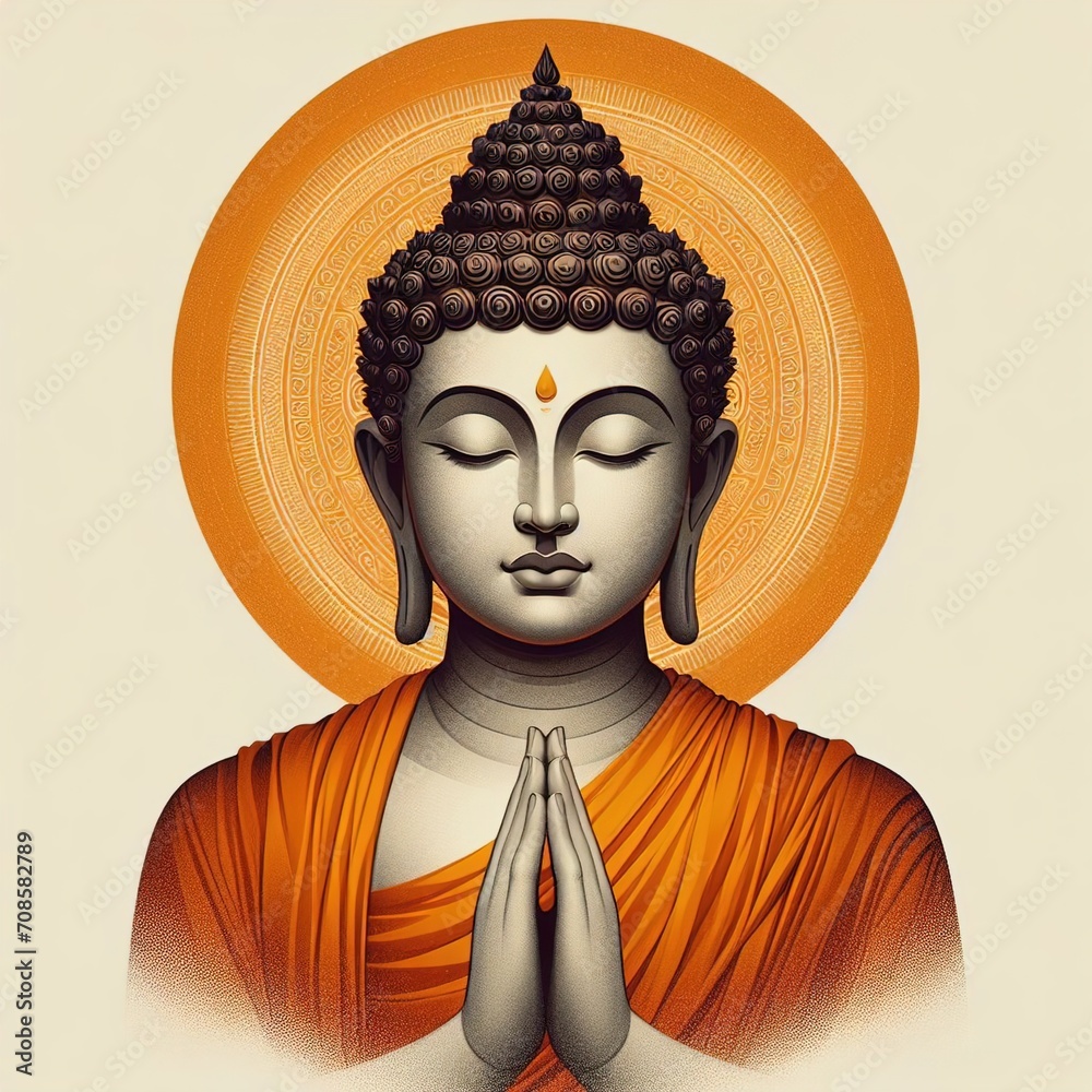 Lord Buddha- Budh Purnima/Vesak Stock Photo | Adobe Stock