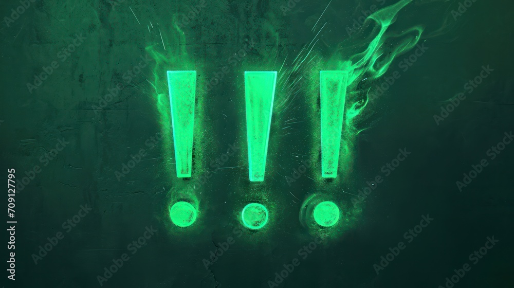 Exclamation Mark for Presentation Design Stock Illustration | Adobe Stock