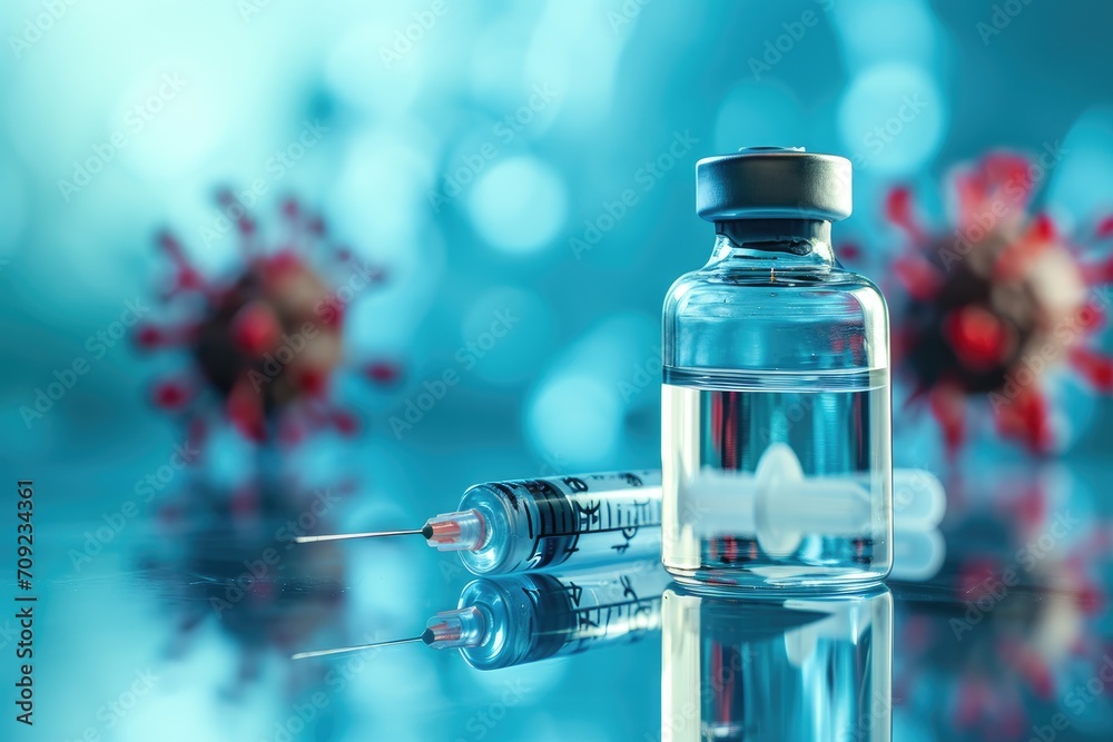 Influenza vaccine in a vial, immunization and treatment of infection ...