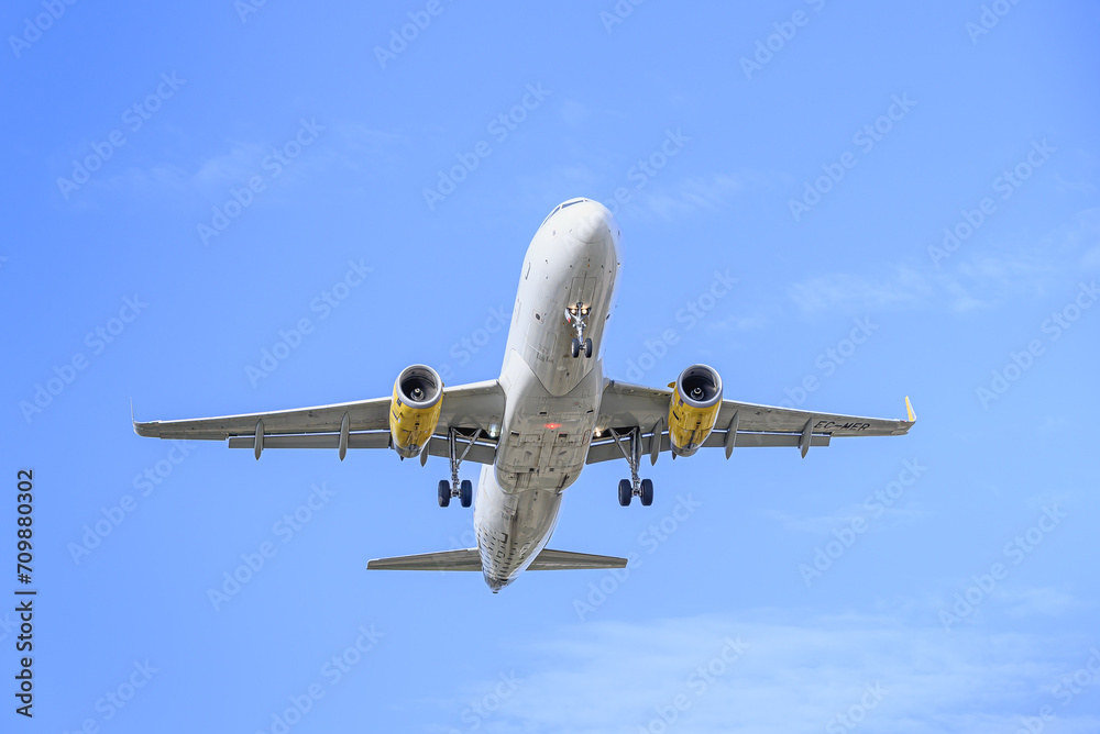 Barcelona, Spain; July 16, 2023: Airbus A320 plane of the Vueling ...