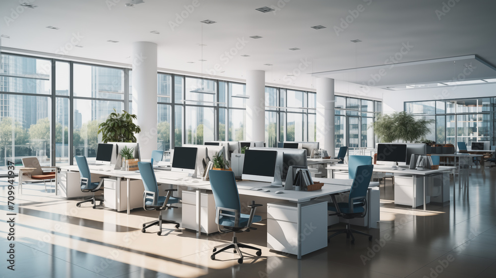 Cooperative open office background image Stock Photo | Adobe Stock