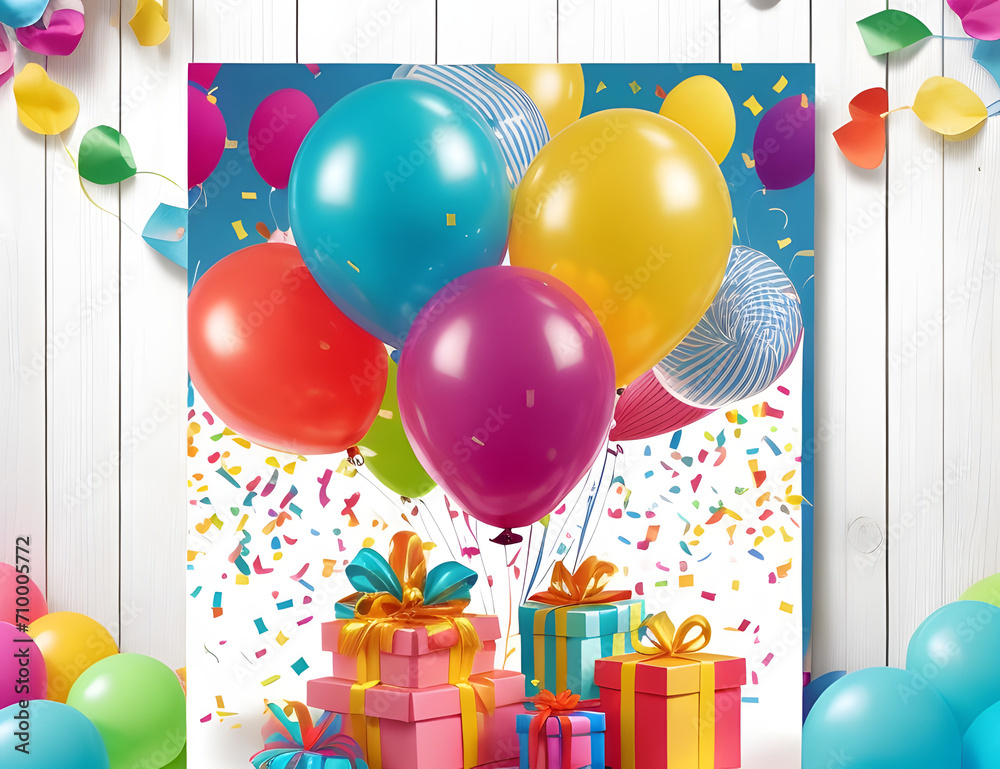 Ilustración de Stock Beautiful Colorful invitation Card designs to ...