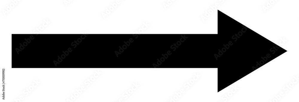 Black arrow vector. Arrow sign Stock Vector | Adobe Stock