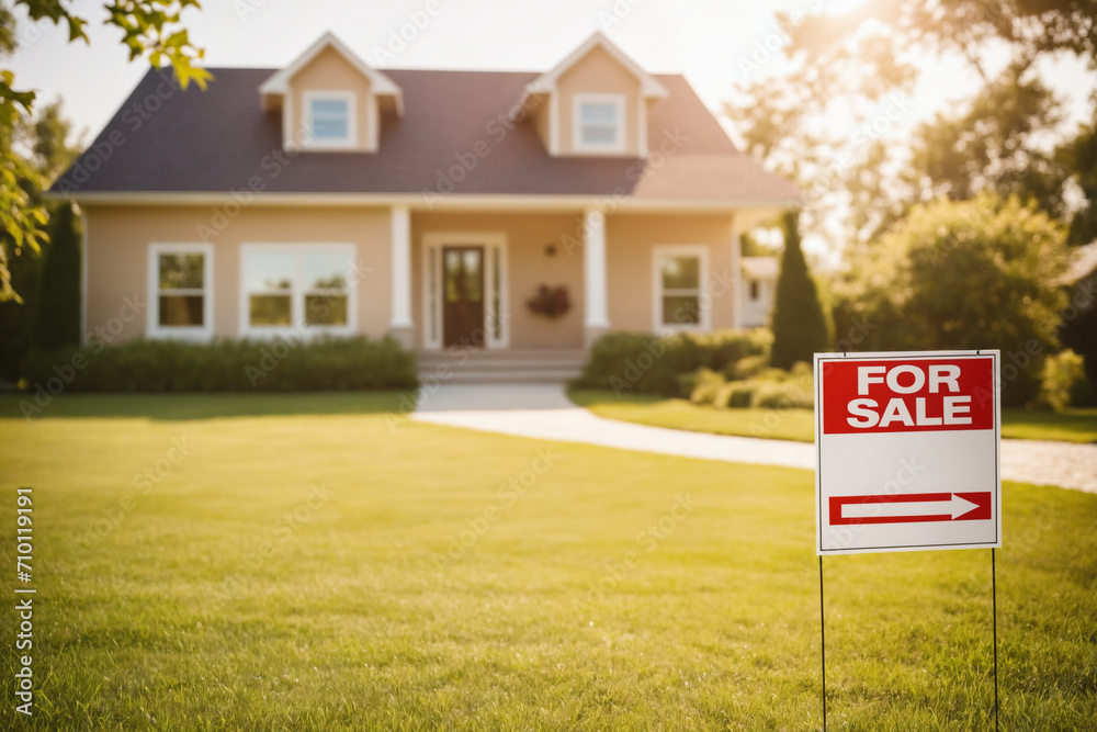 ranch-style house with for sale sign in front yard. ranch home for sale ...