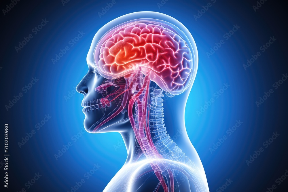 Brain imaging X-ray and CT scan techniques, digital radiography and ...