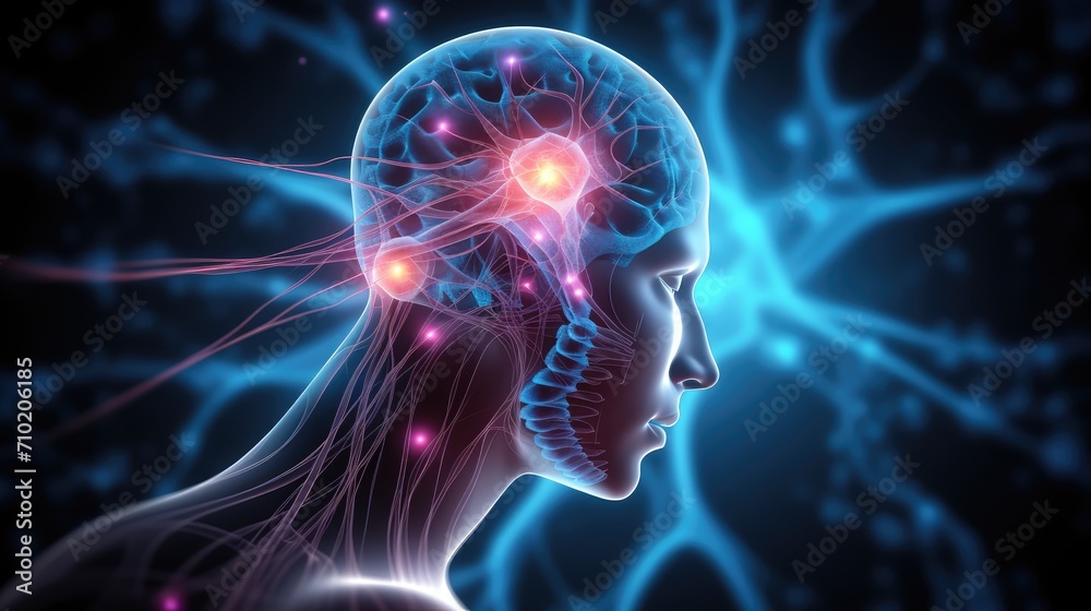 Stock-Illustration „Brain diagnostic techniques, including X-ray, CT ...