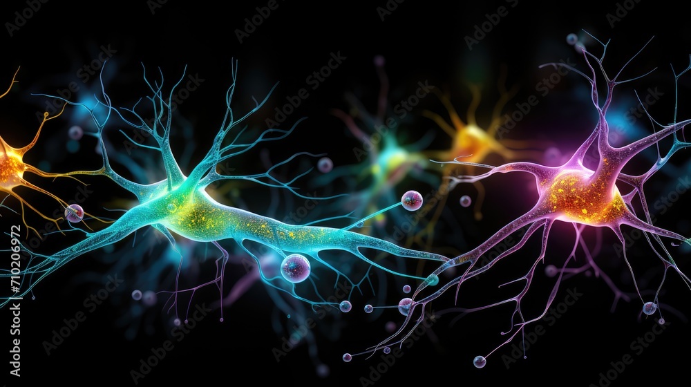Neuronal learning, 3d neurons forge new connections, strengthening the ...